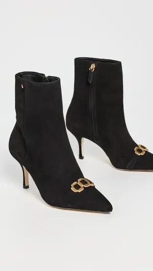 Larroude Mini Kate Ankle Boots - Black