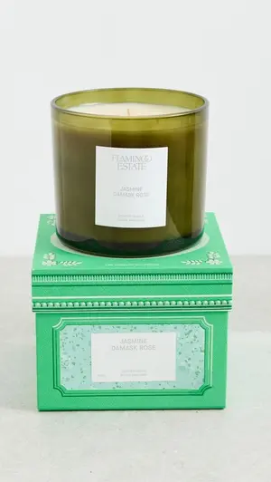 FLAMINGO ESTATE Blooming Jasmine And Rose Xl Candle