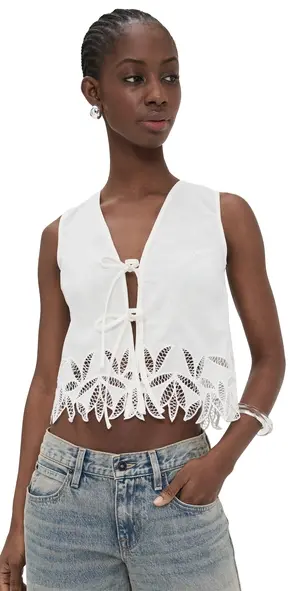 Rails Oregon Lace Trim Top