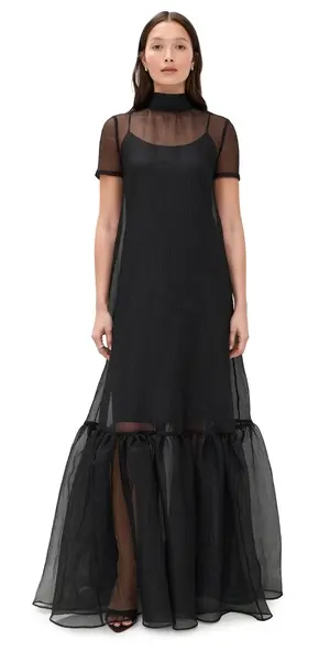 Staud Calluna Maxi Dress - Black