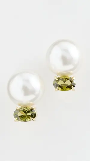Shashi Perle Pridot Earrings