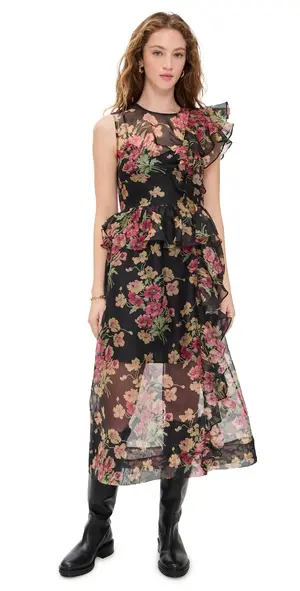 Sea Floral Day Dresses