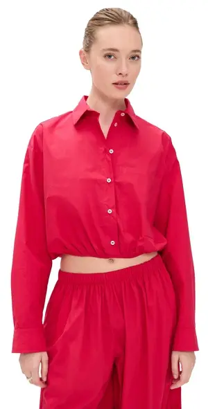 LE BOP Wylie Button-down - Red