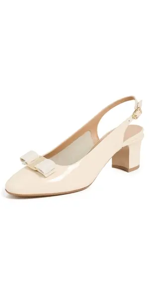 FERRAGAMO Vetty 55mm Pumps - Mascarpone