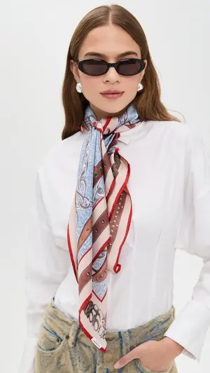 Acne Studios Vasco Teddy Silk Scarf