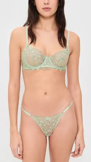 KAT THE LABEL Sofia Underwire Bra - Pistachio