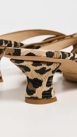 Dolce Vita Brevel Sandals - Leopard Raffia