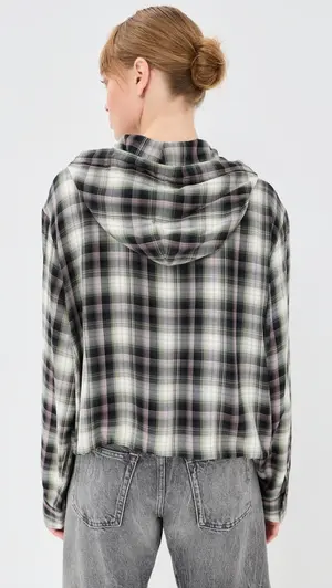 Acne Studios Flanneled Hooded Top