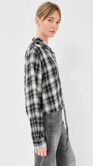 Acne Studios Flanneled Hooded Top