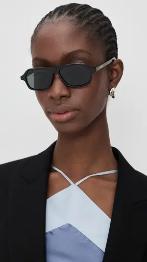 Jacquemus Acetate Aviator Sunglasses
