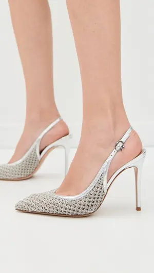 GIANVITO ROSSI Nikki Nappa Silk Heels