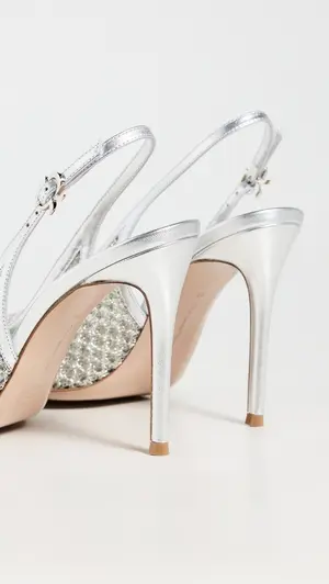GIANVITO ROSSI Nikki Nappa Silk Heels