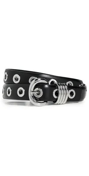 Madewell Metal Eyelet Belt - Black
