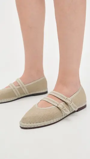 FLABELUS Claire Linen Flats