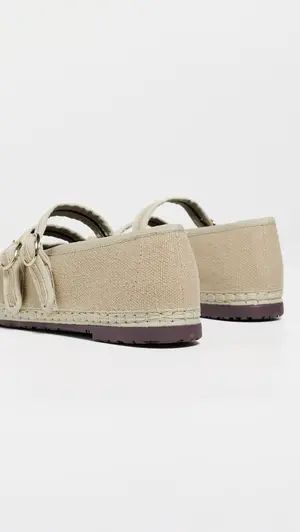 FLABELUS Claire Linen Flats