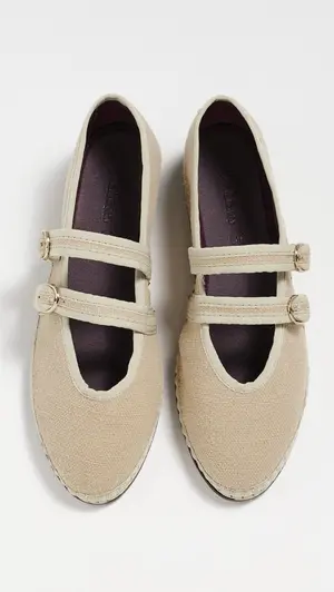 FLABELUS Claire Linen Flats