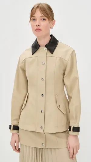 Veronica Beard Talla Jacket - Sand