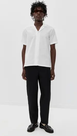 Orlebar Brown Maitan Seersucker Shirt - Thasos Beach