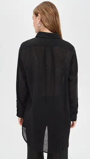 Polo Ralph Lauren Boyfriend Shirt - Black