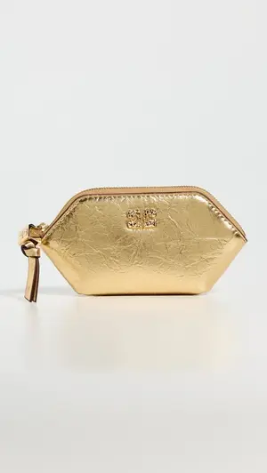 GANNI Bou Crushed Coin Purse
