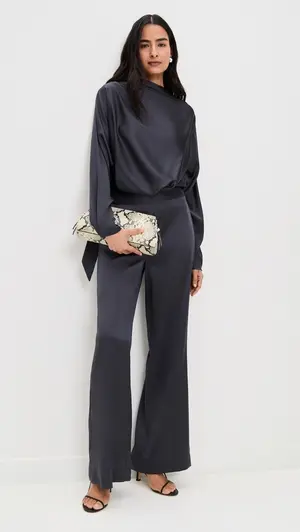 Staud Stroll Silk Pants