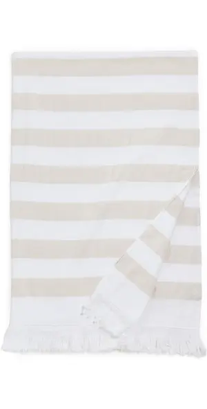 WEEZIE Packable Beach Towel - Light Sand