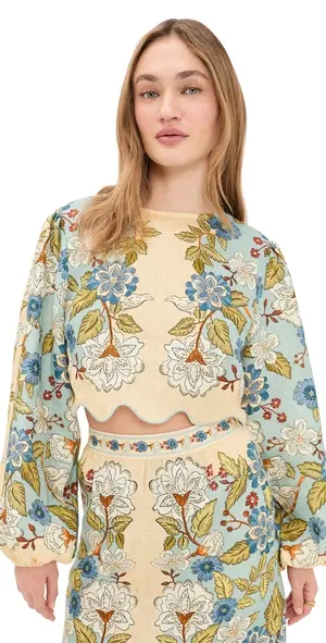 Farm Rio Keyhole Blouses
