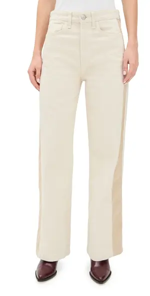 Rag & Bone Logan Spliced Wide Leg Jeans