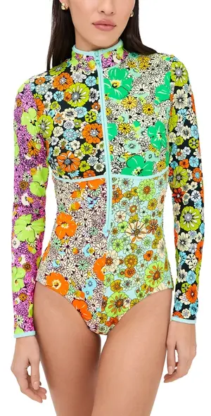 ALEMAIS Blossom Zip Front Piece