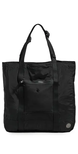 Stone Island Nylon Tote Bag - Black