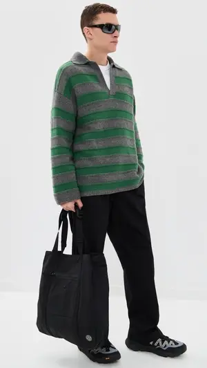 Stone Island Nylon Tote Bag - Black