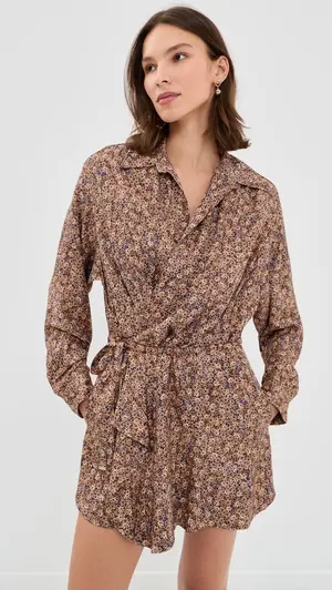 Isabel Marant Harmony Floral-print Mini Dress