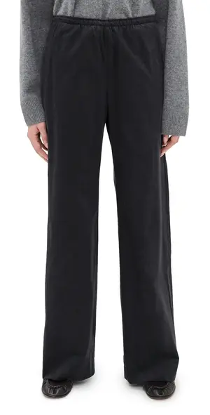 Vince Mid-rise Corduroy Trousers - Graphite