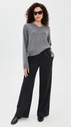 Vince Mid-rise Corduroy Trousers