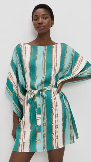 L'Agence Alia Belted Stripe Tunic