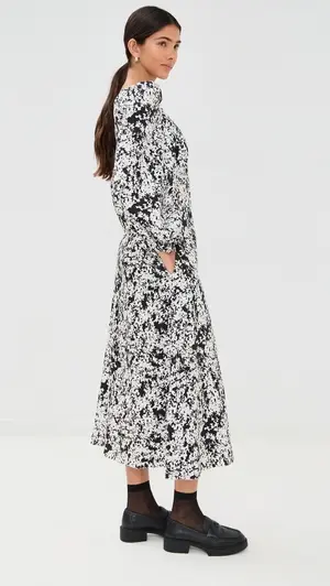KIKA VARGAS Calli Midi Dress
