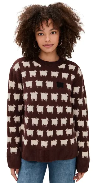 ROWING BLAZERS Warm & Wonderful X Oversized Wool Sheep Pullover