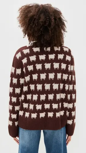 ROWING BLAZERS Warm & Wonderful X Oversized Wool Sheep Pullover