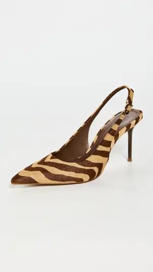 Schutz Paola Zebra Print Heels