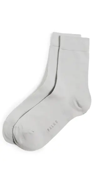 Falke Cotton Touch Ankle Socks - Silver