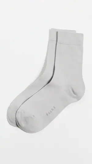 Falke Cotton Touch Ankle Socks - Silver