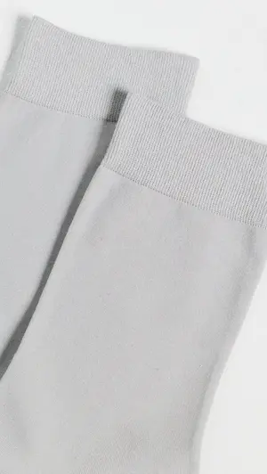 Falke Cotton Touch Ankle Socks - Silver