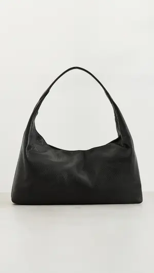 Madewell Slouchy Leather Shoulder Bag - True Black