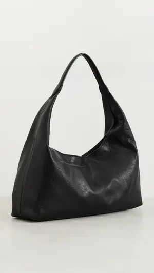 Madewell Slouchy Leather Shoulder Bag - True Black