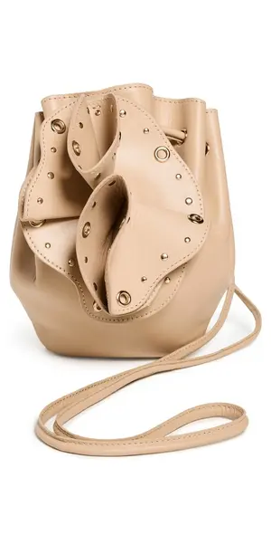 Farm Rio Flower Studded Leather Crossbody Bag - Blush Pink