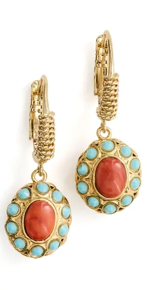 Gas Bijoux Tao Splash Earrings - Red