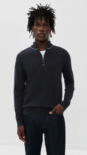 Paul Smith Zip Neck Sweater