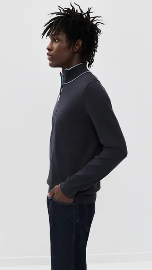 Paul Smith Zip Neck Sweater
