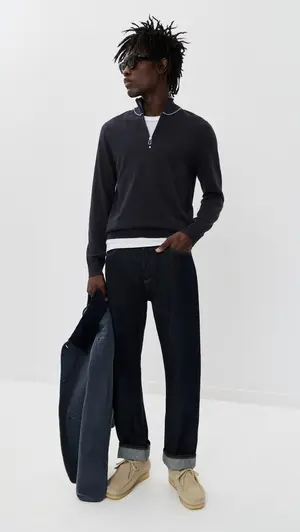 Paul Smith Zip Neck Sweater