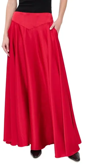 Red Maxi Skirts
